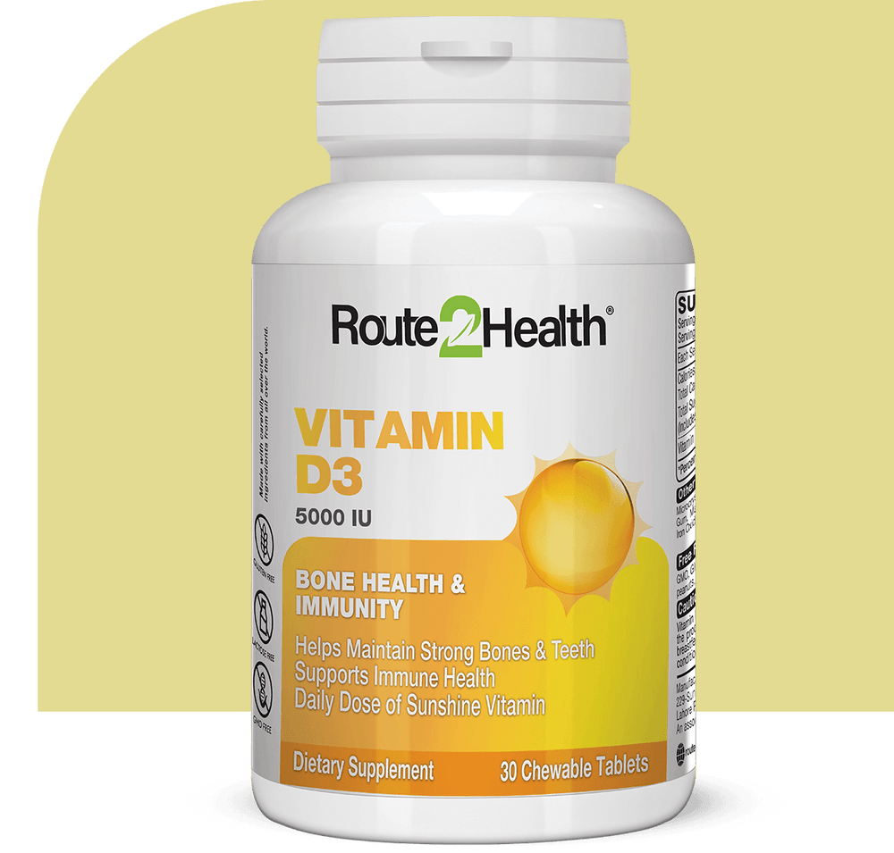 Vitamin D3 | 5000 IU Vitamin D Tablets – Route2Health